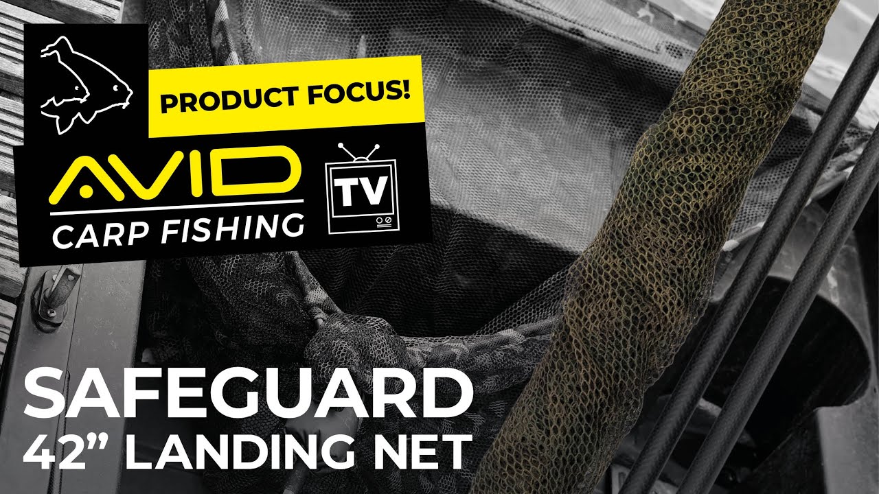 Avid Carp Fishing TV! | Product Focus! | Safeguard 42-Inch Landing Nets ...