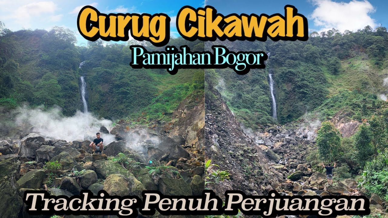 Curug Cikawah Pamijahan Bogor || Curug Unik Tersembunyi Tracking Yang ...