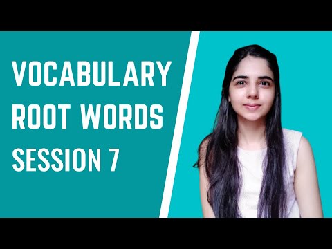 Vocabulary With Root Words - Session 7 | For SSC, Bank & Defence Exams ...