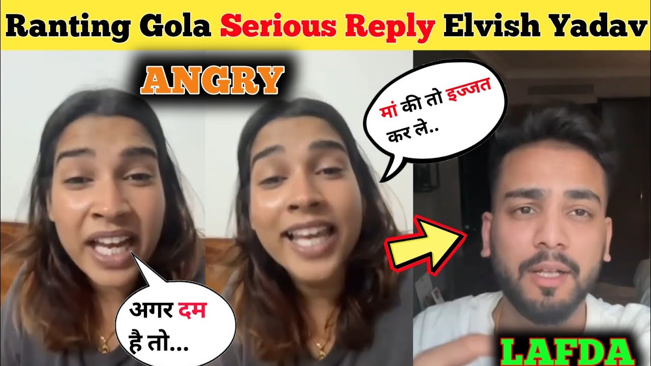 Ranting Gola Vs Elvish Yadav New LAFDA 😱| Elvish Yadav New Controversy ...