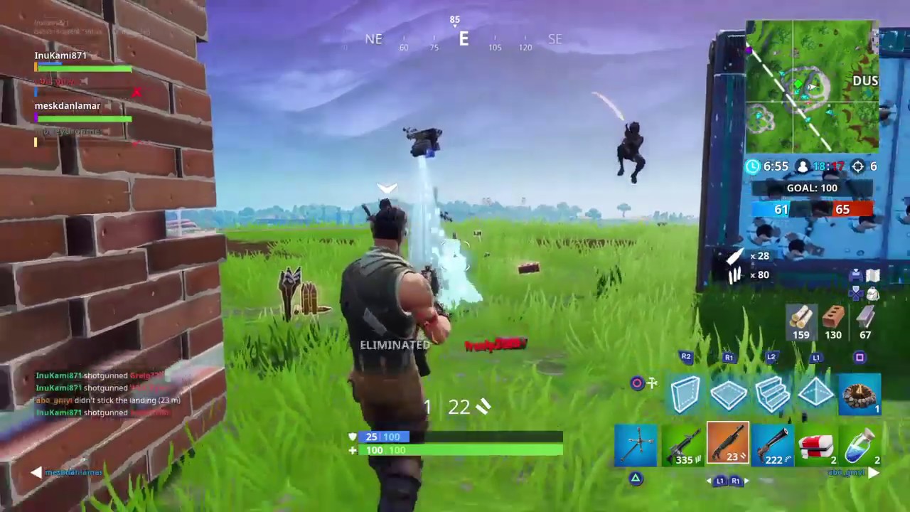 Fortnite: Triple elimination - YouTube