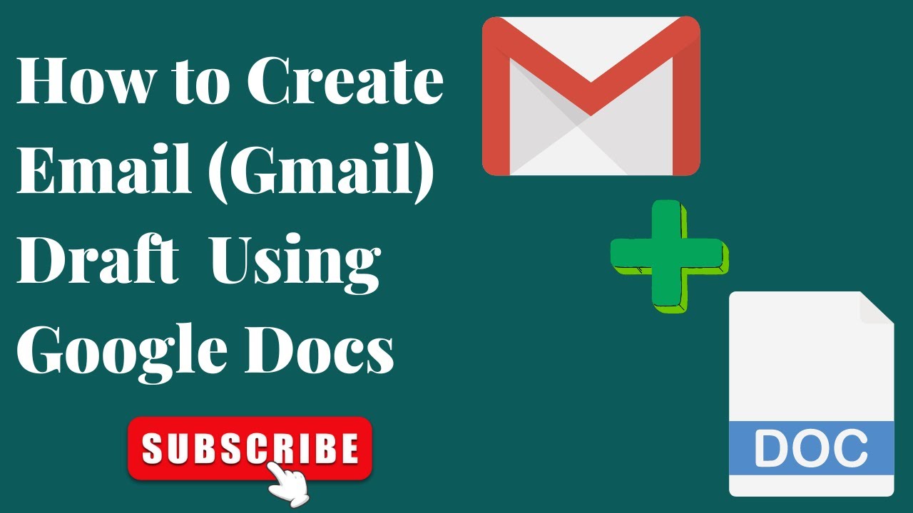 Create Email (Gmail) Draft using Google Docs | Google Docs Features ...