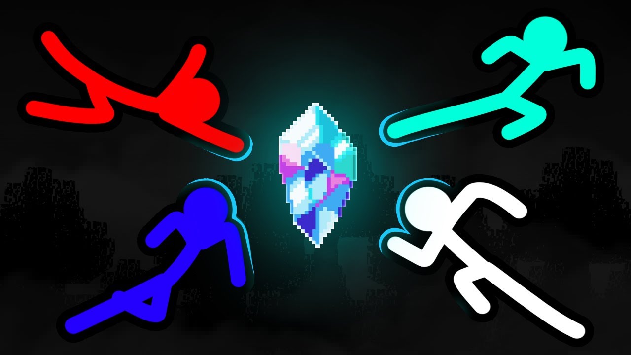 Stickman VS Minecraft: Powerful Crystal Battle - AVM Shorts Animation ...