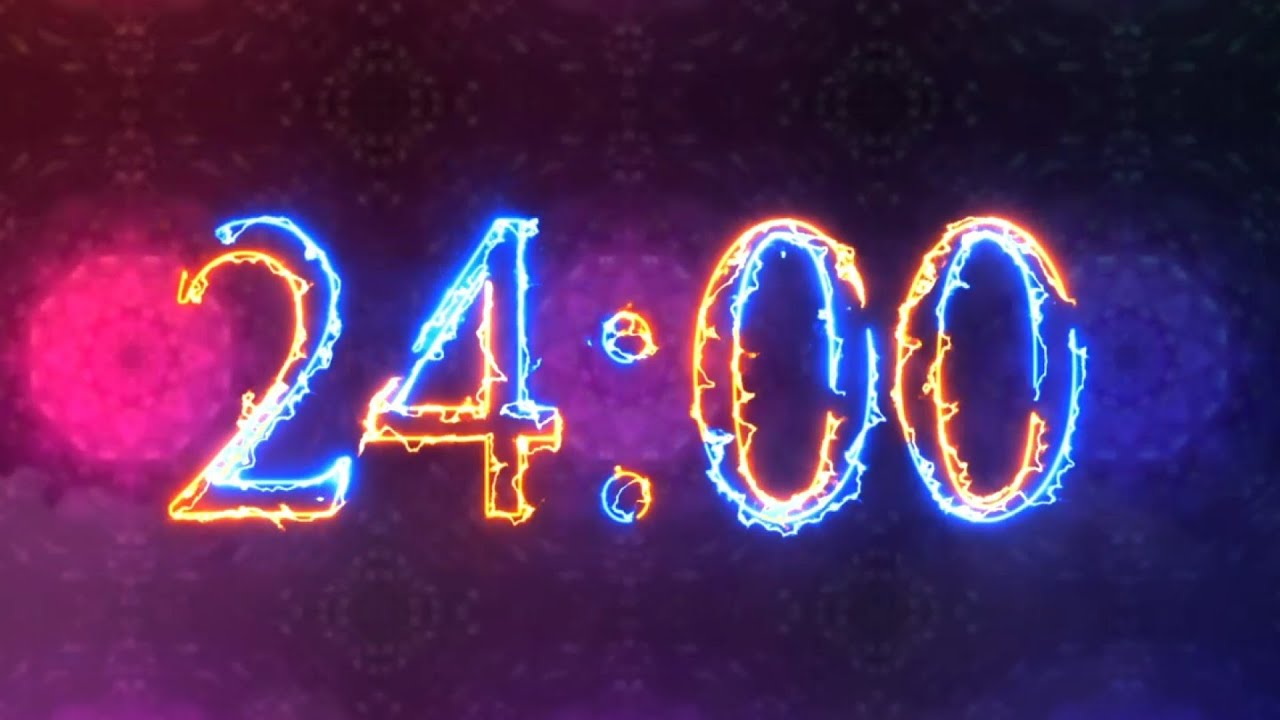 24 Minute Electric Timer | 1440 Seconds Countdown - YouTube