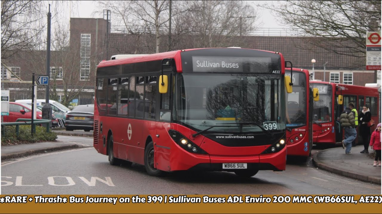 *RARE + THRASH* Bus Journey On The 399 | Sullivan Buses ADL Enviro ...