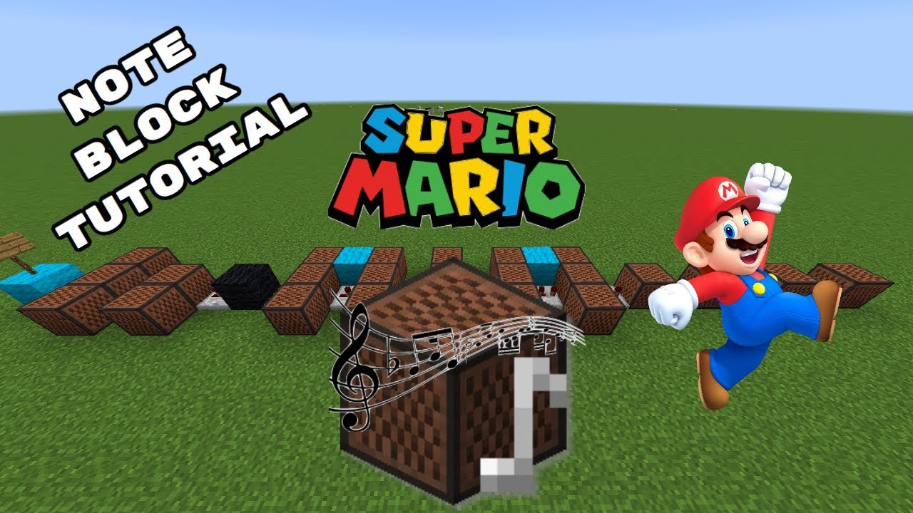 Minecraft Tutorial: Super Mario Death Sound with Note Blocks (+Download ...