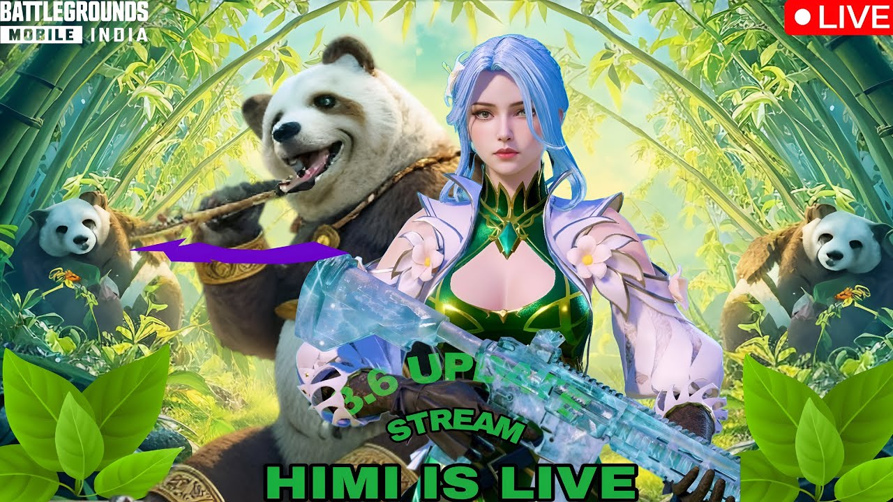 NEW SEASON IS HERE 😍 BGMI LIVE W HIMI ️#bgmi #pubgmobile #pubglive # ...