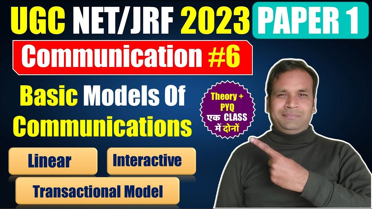 Ugc Net Paper 1 Preparation 2023: Communication: Basic Model Of ...