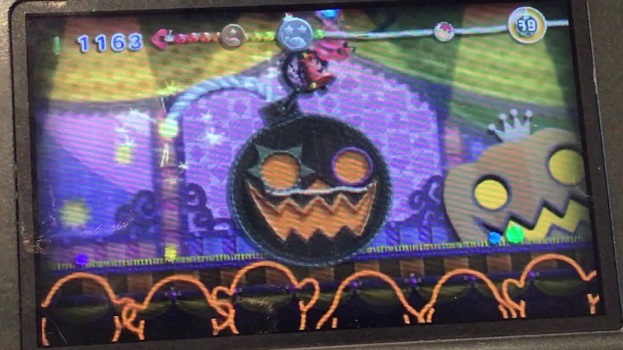 kirby's extra epic yarn squashini boss battle - YouTube
