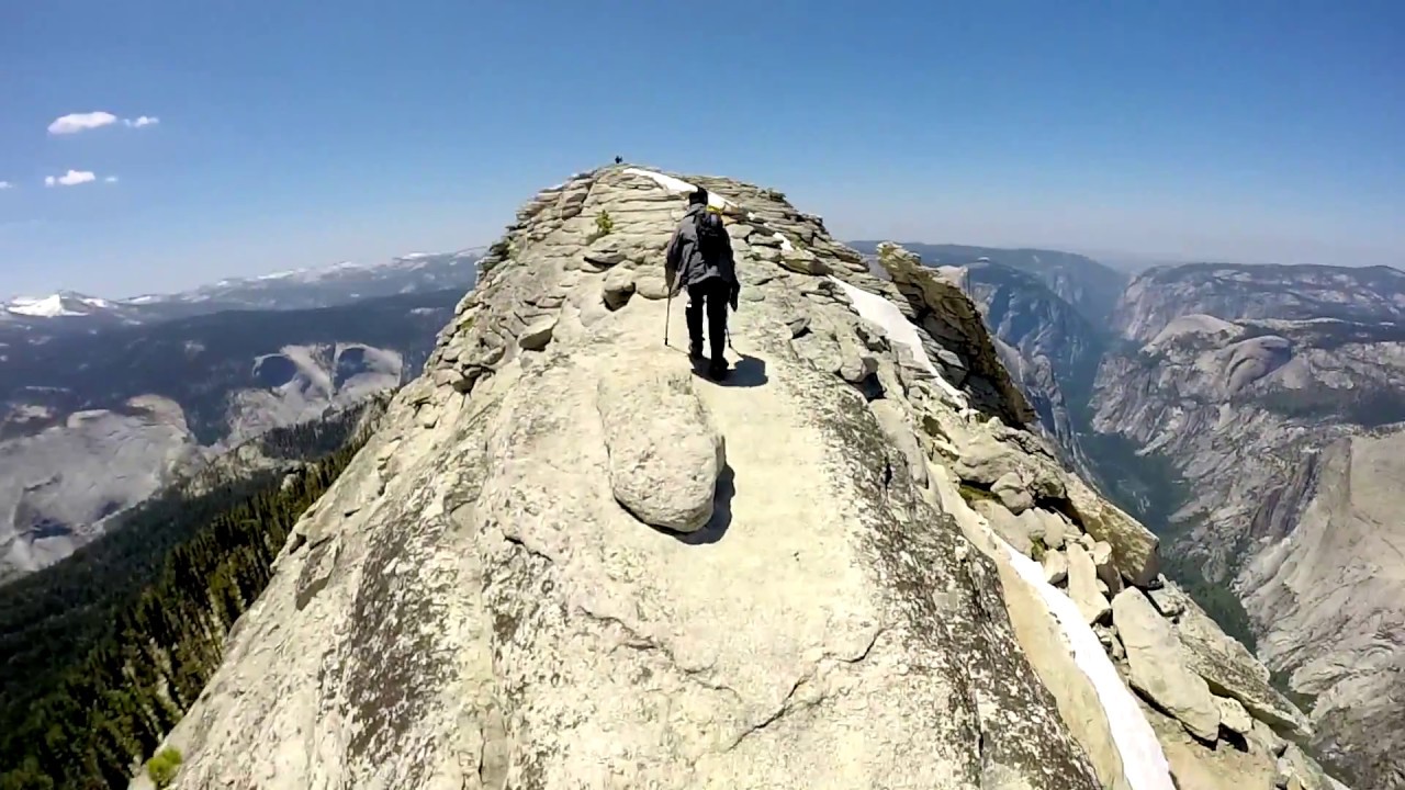 Clouds Rest: Crossing the Knife's Edge, Yosemite National Park - YouTube