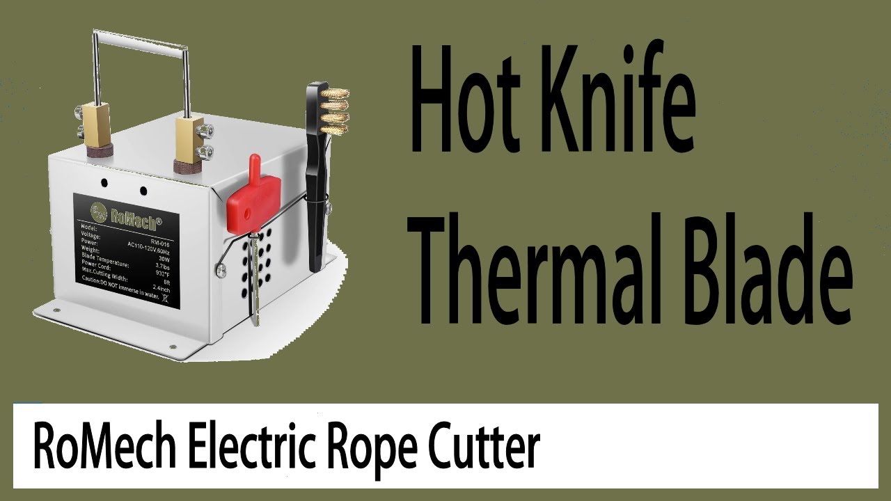 RoMech Electric Rope Cutter - YouTube