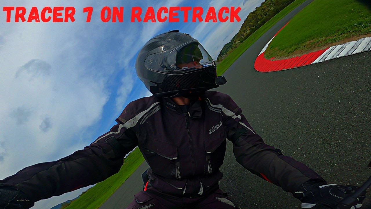 New camera mounts on Racetrack - Yamaha Tracer 7 2021 - YouTube