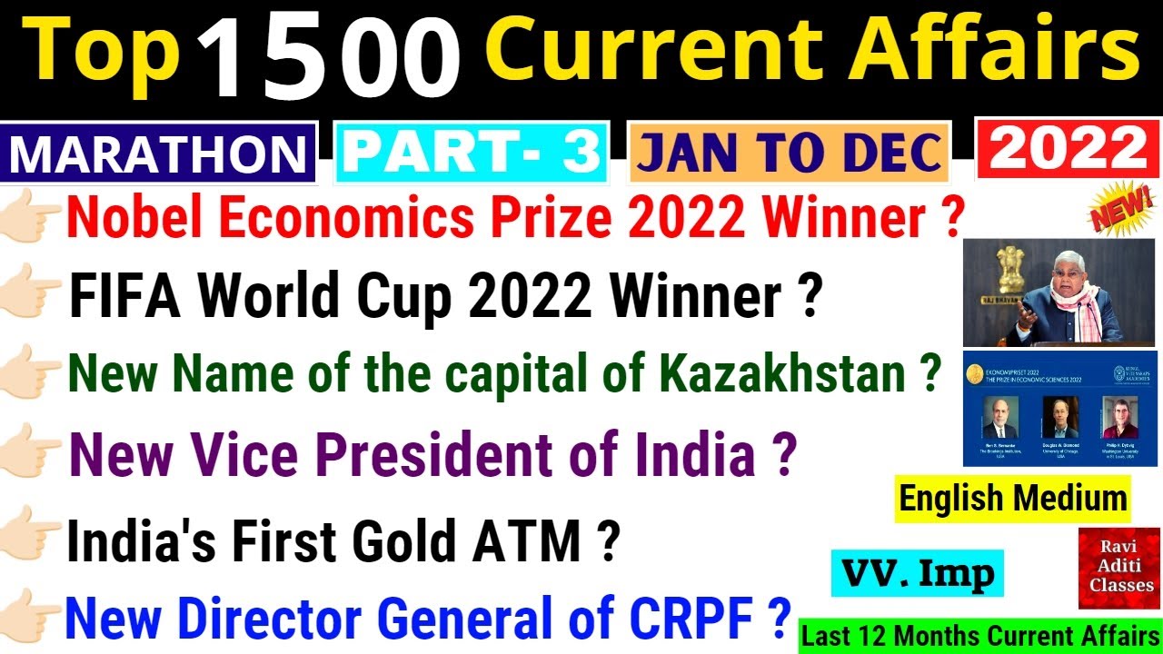 BEST 1500 Current Affairs 2022 In English Jan To December Part 3 best-1500-current-affairs-2022-in-english-jan-to-december-part-3