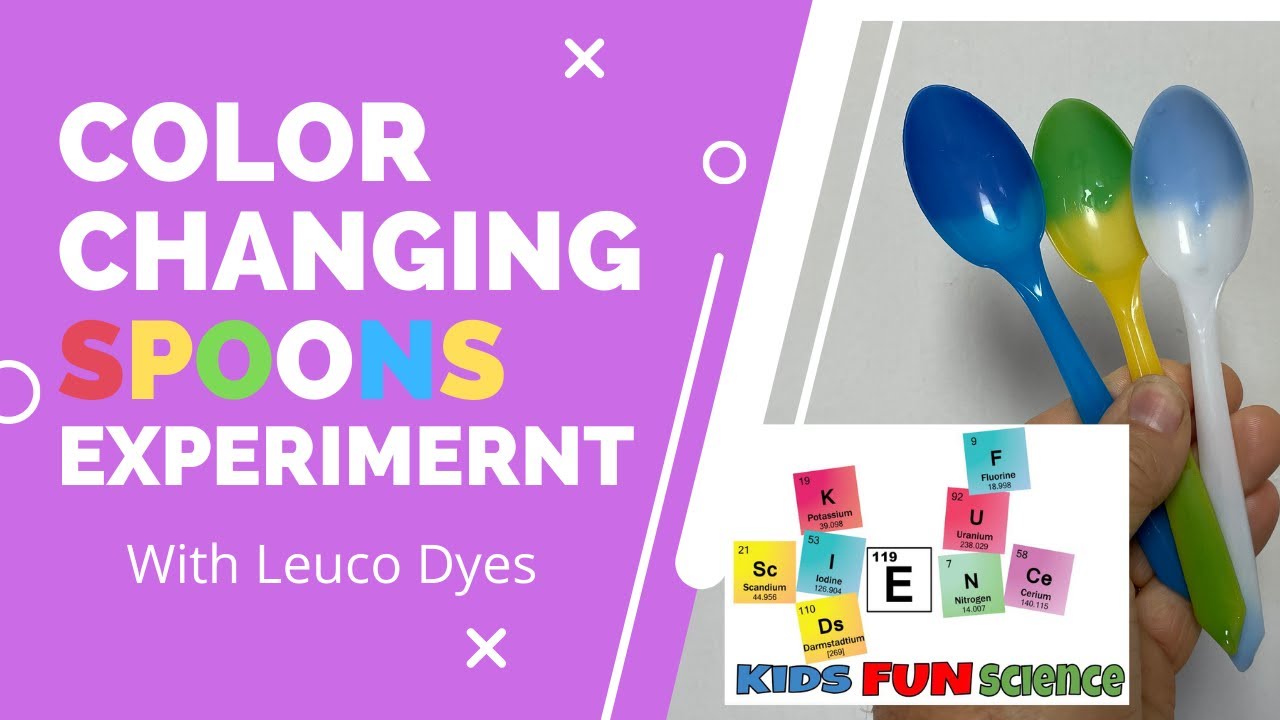 Color Changing spoons experiment - YouTube