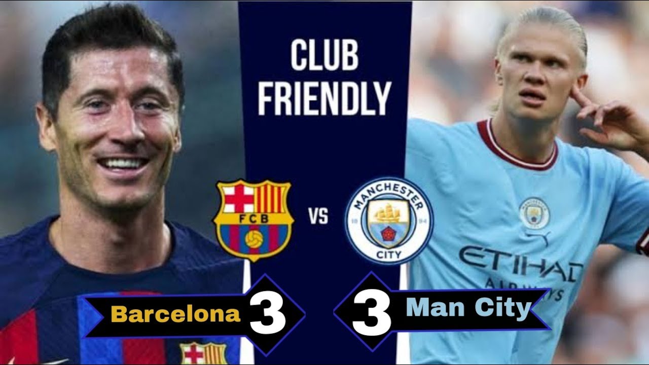 Barcelona vs Man City (3-3) | All Goals & Extended Highlights ...