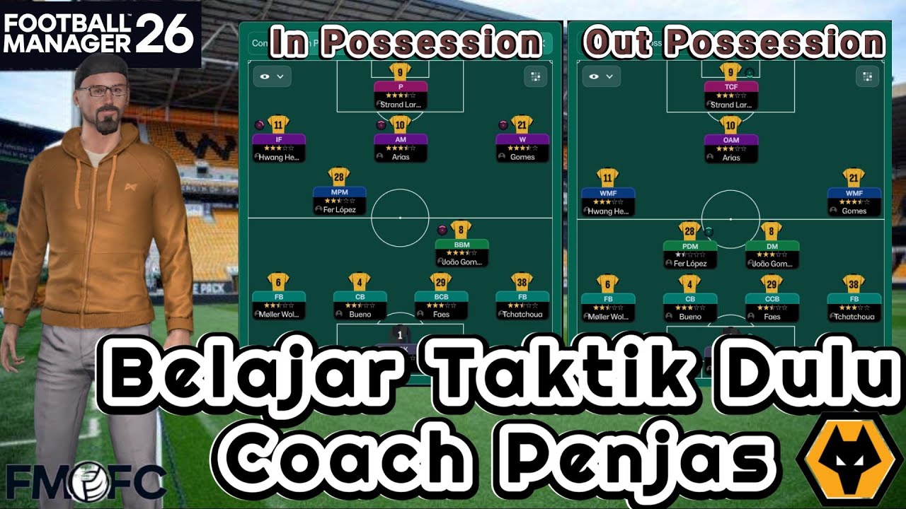 Part 2 : Belajar Lagi Menggunakan Taktik Di FM 26 - YouTube