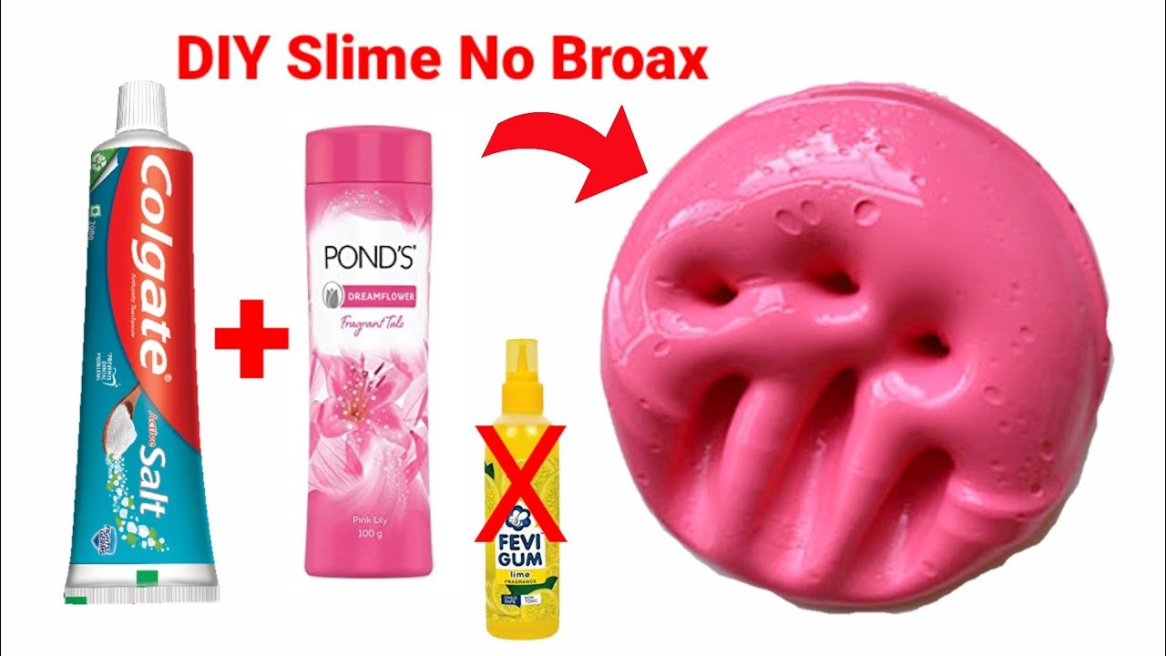 No Borax No Glue Only Toothpaste Slime/DIY FLUFFY SLIME/Homemade slime ...
