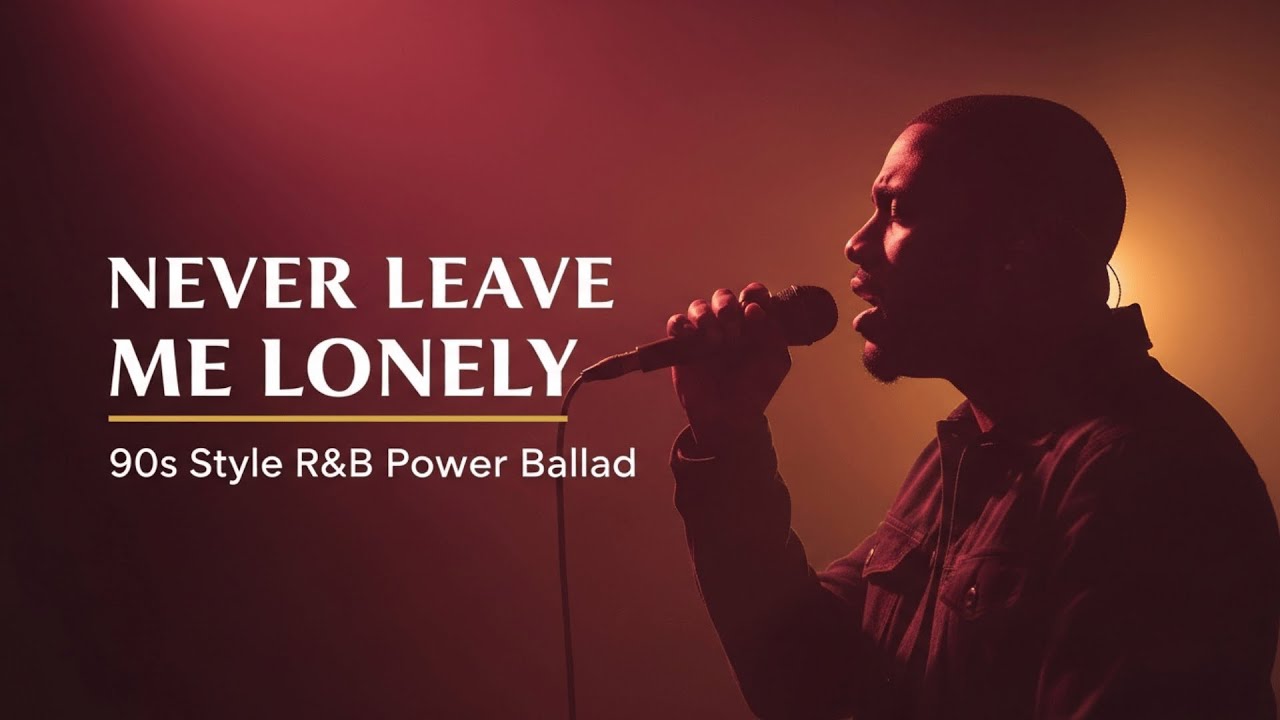 Never Leave Me Lonely | 90s Style R&B Power Ballad | Emotional Soulful ...