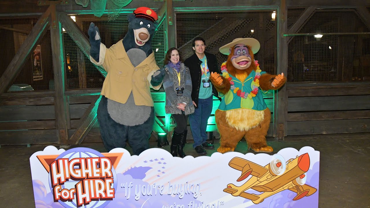 TaleSpin meet and greet with King Louie and Baloo at Disney Channel ...