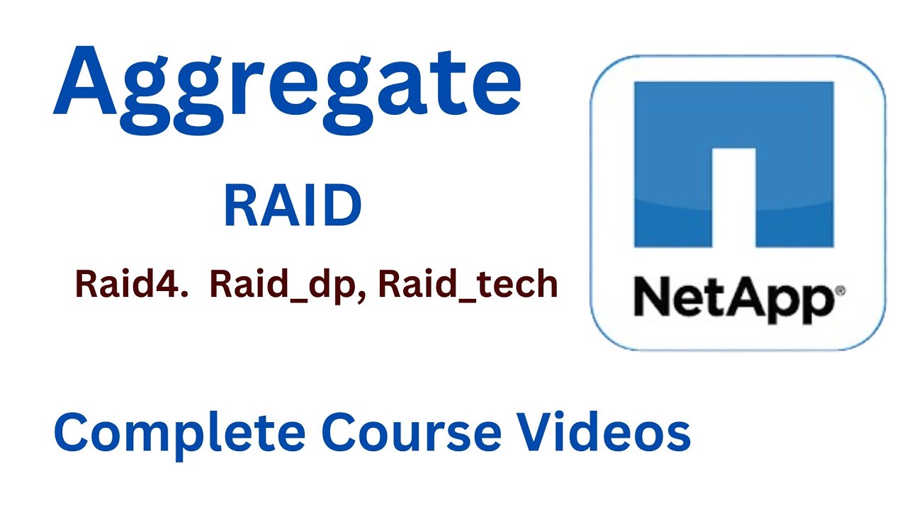 What is Aggregate II NetApp RAID Type II - YouTube
