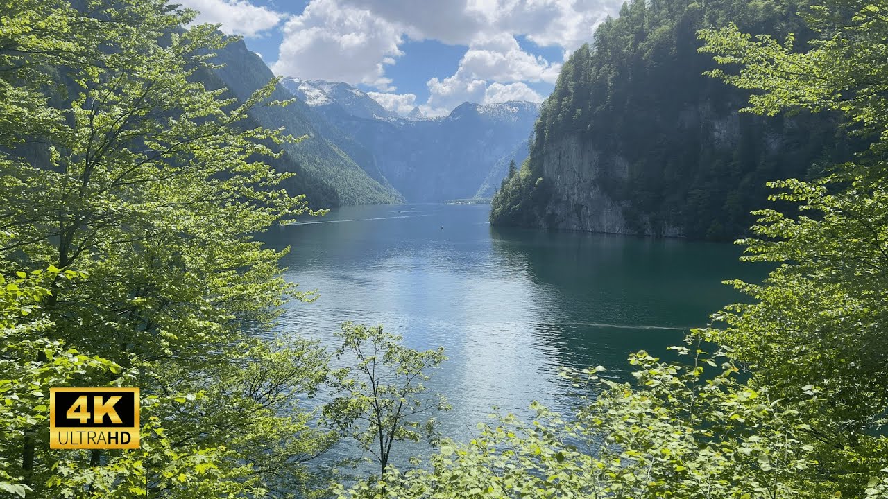 Walking to the Malerwinkel viewing point, Berchtesgaden National Park ...