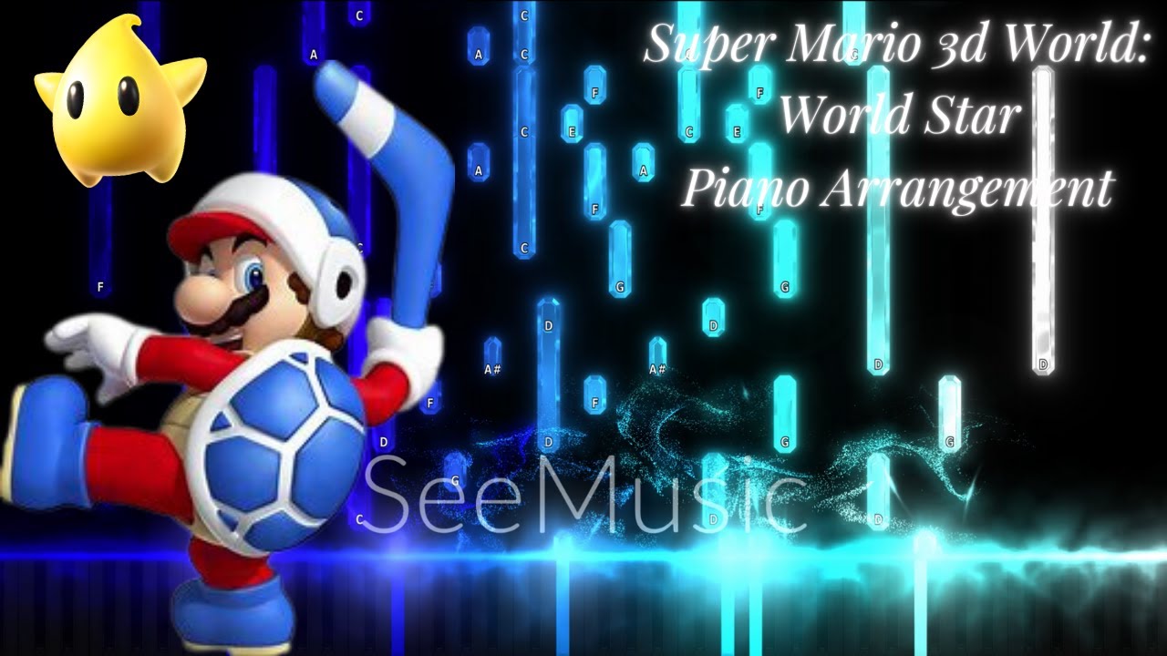Super Mario 3d World: World Star Piano Arrangement - YouTube