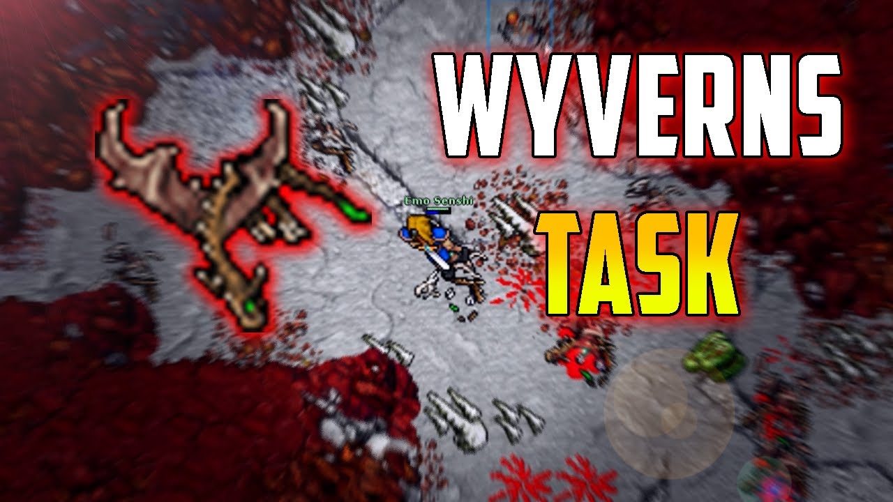 #38 CAÇADA AOS WYVERNS TASK - TIBIA - YouTube