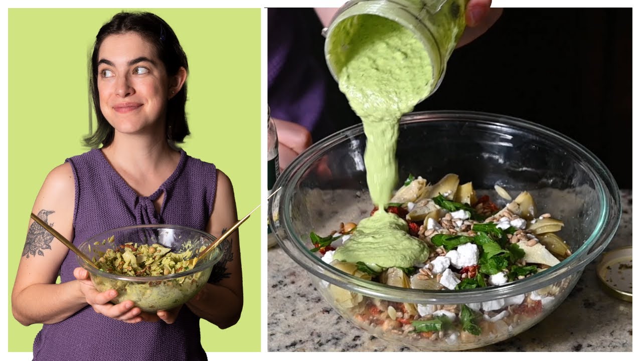 Let's make orzo salad & catch up! - YouTube