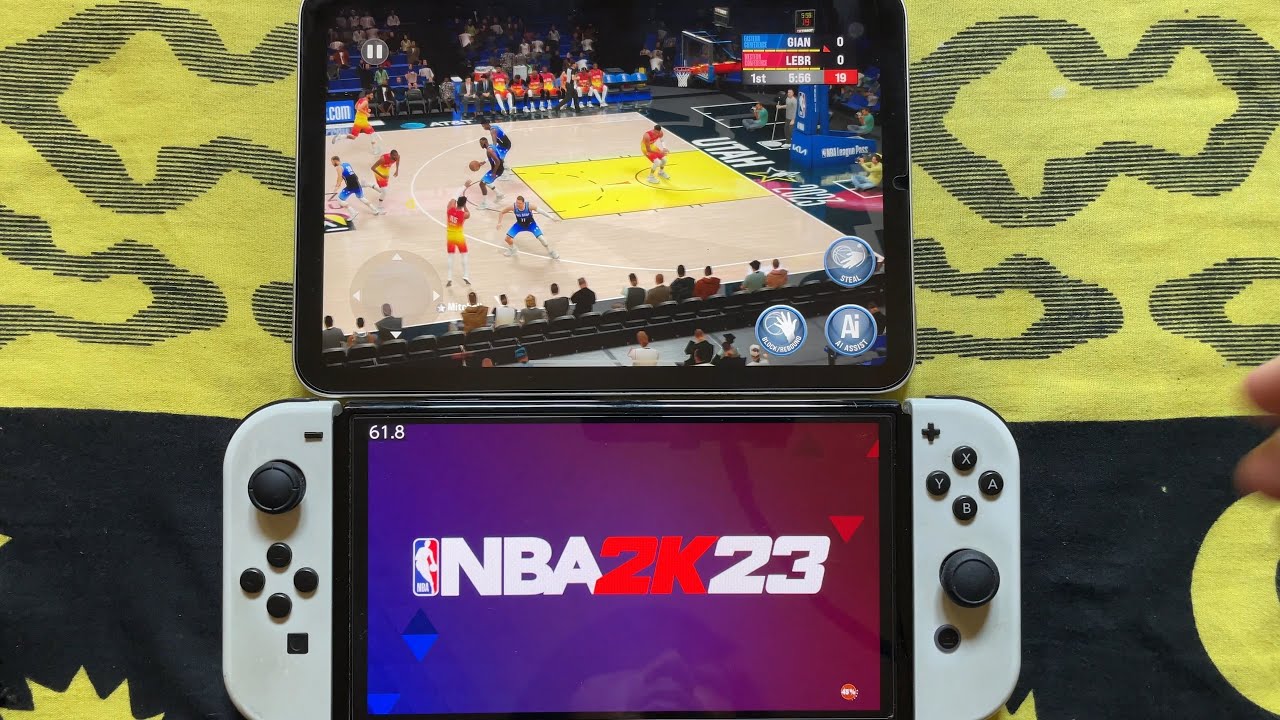 NBA 2K23 - Ipad Mini 6 | Nintendo Switch 60 fps - YouTube