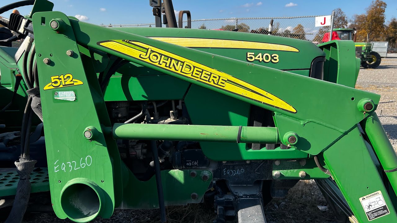 John Deere 512 Loader - YouTube