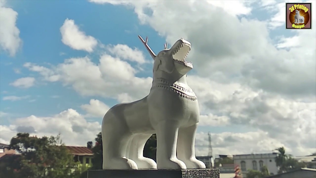 3d Printed Manipur kanglasha part 3/3 - YouTube