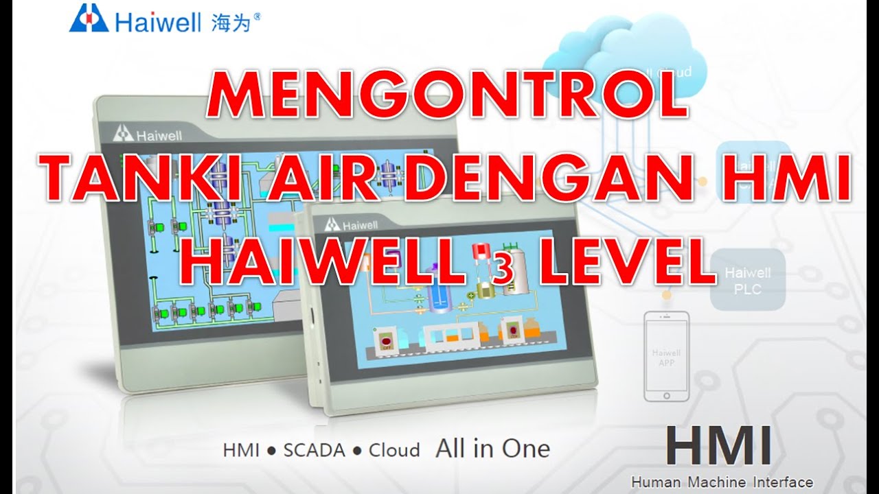 WATER LEVEL CONTROL BERBASIS PLC DAN HMI - YouTube