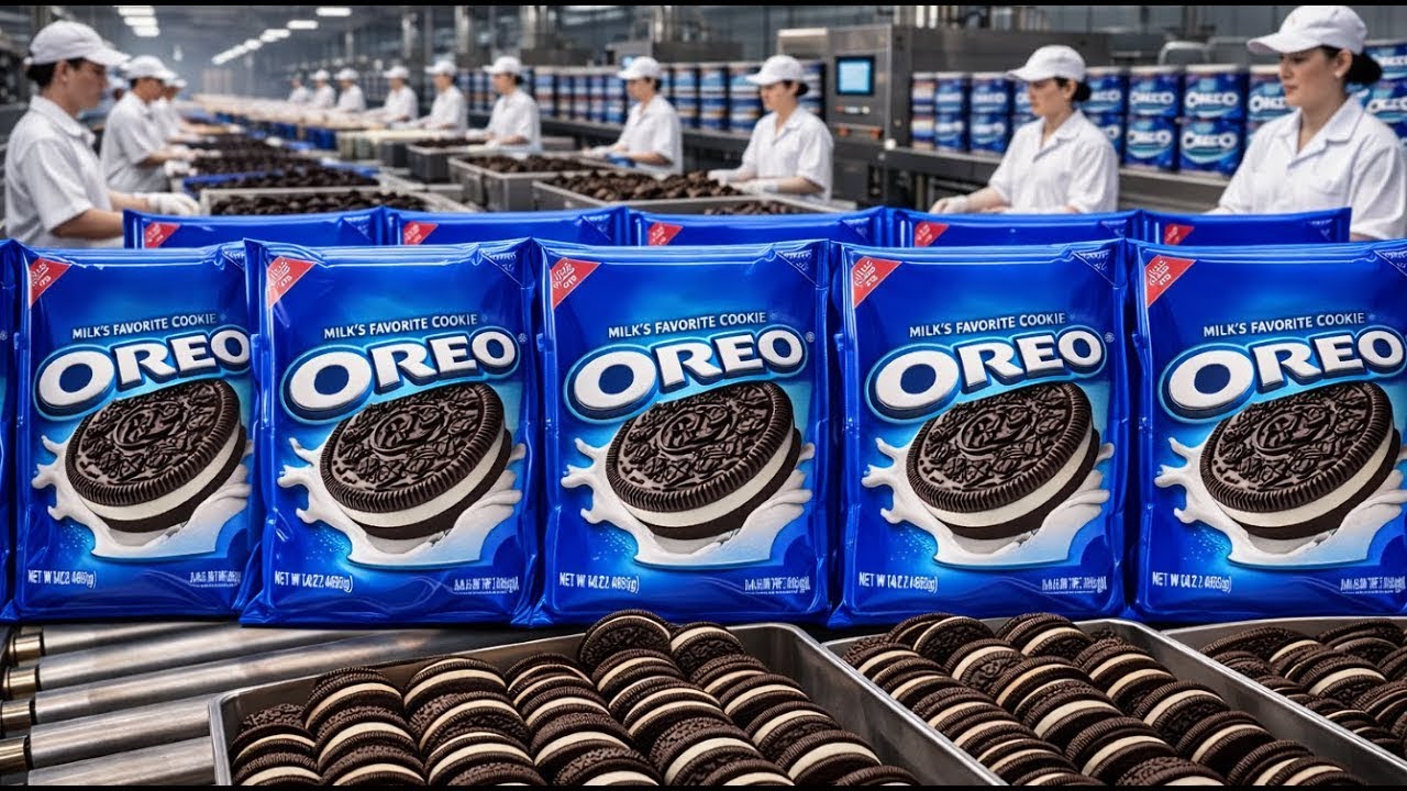 Inside the Oreo Factory | How Oreo Cookies Are Made at Massive Scale ...