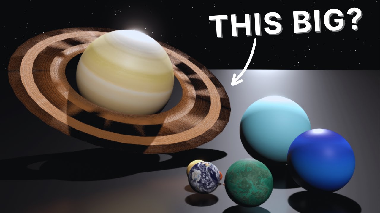Planet Size Comparison | Discover the Universe [4k] - YouTube