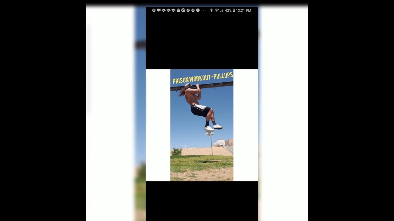 Prison workout-pullups - YouTube