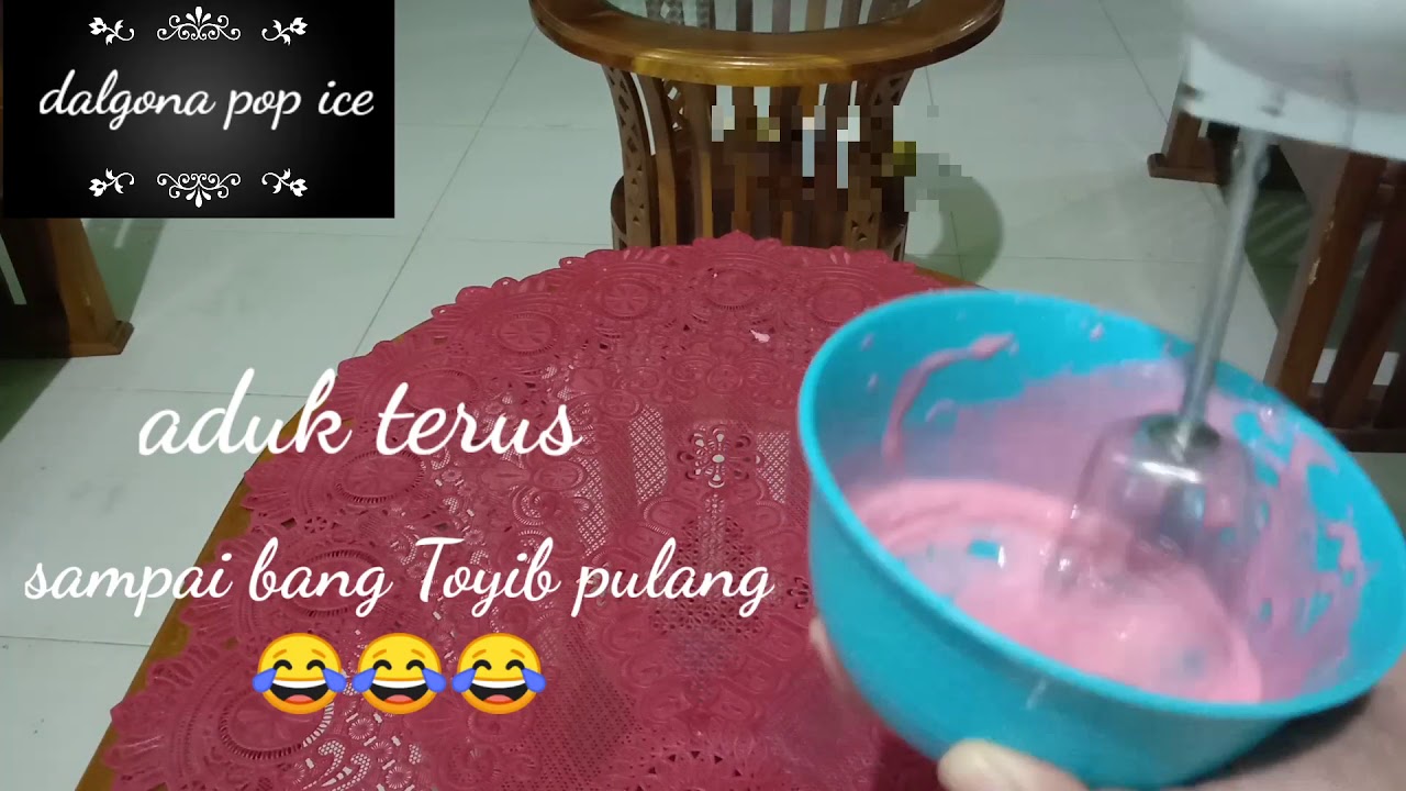 Dalgona pop ice - YouTube