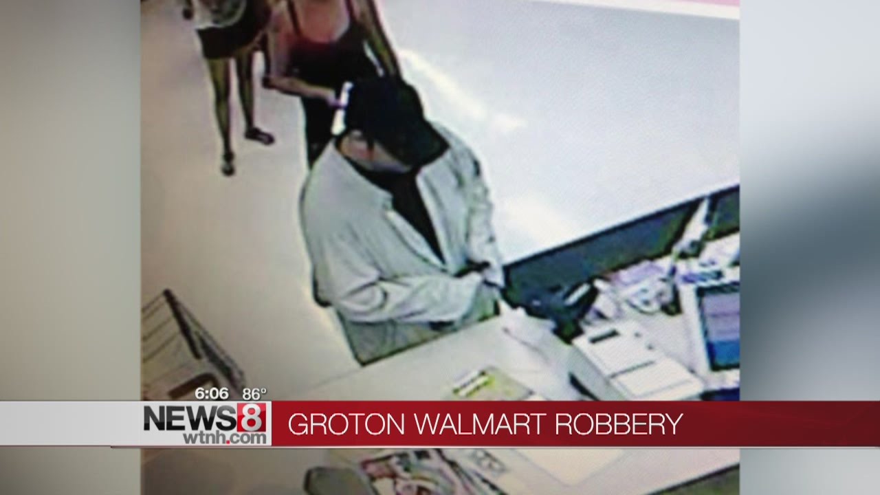 Police searching for man who robbed Groton Walmart - YouTube