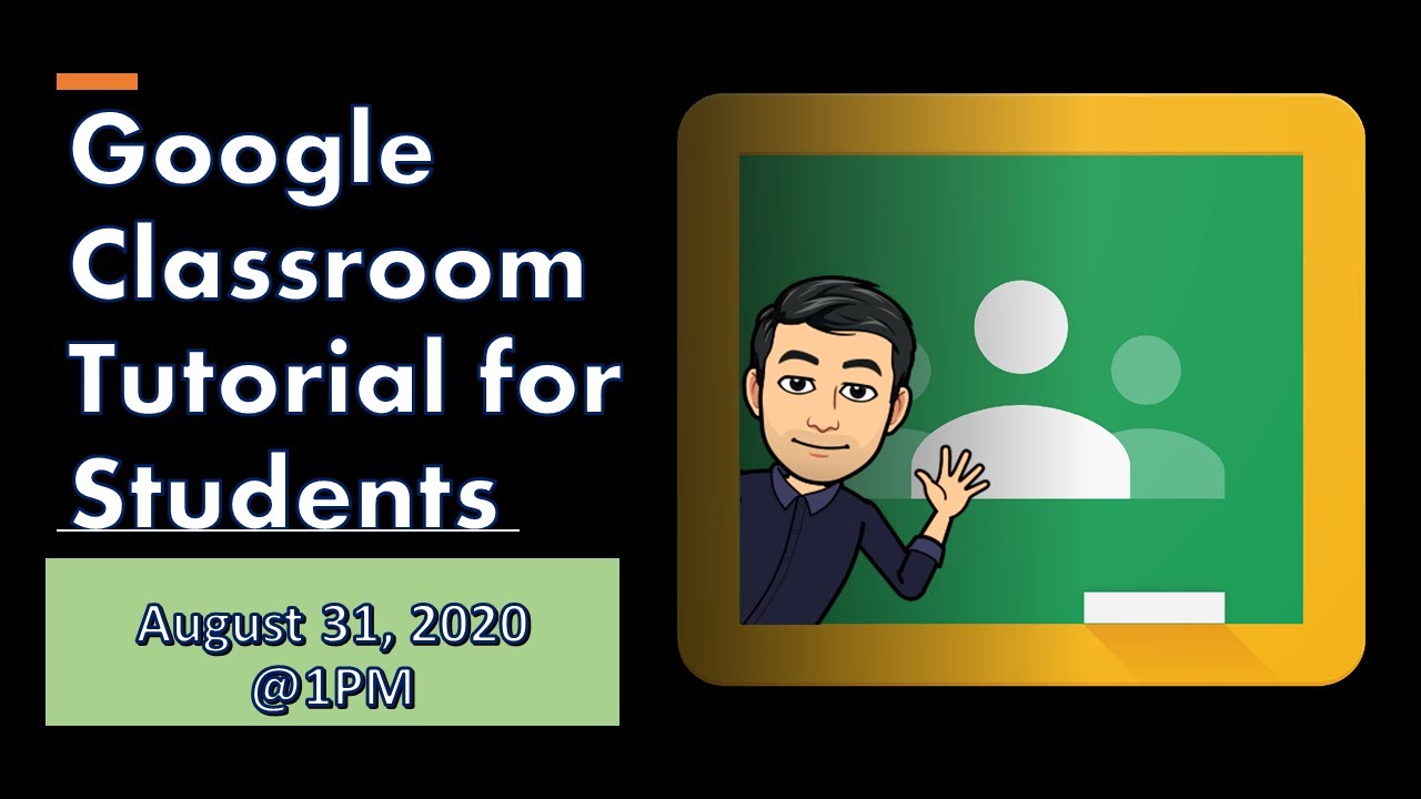 Live Google Classroom Tutorial for Students - YouTube