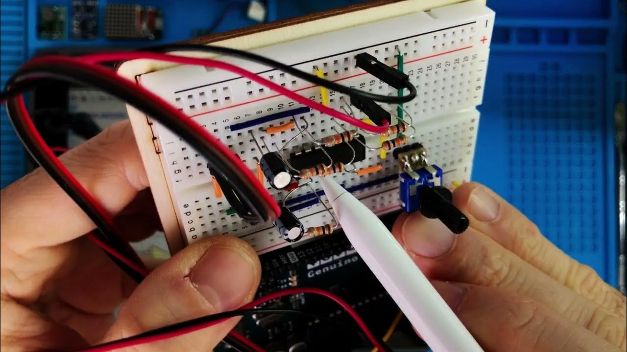 Lesson 2: part 3/5 - Bioamplifier: circuit breadboarding and Arduino firmware. - YouTube