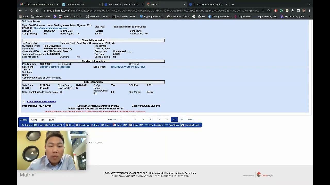 How to run comp (CMA) in HAR MLS with - YouTube