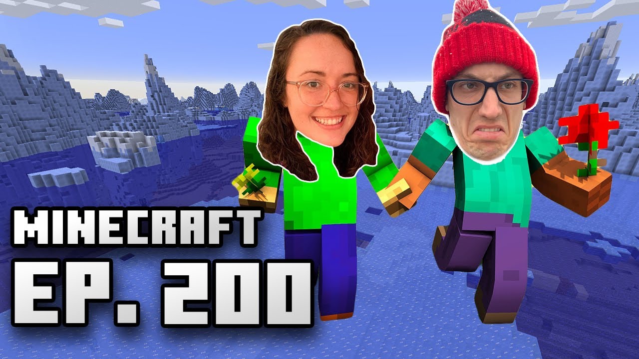 Minecraft BLIND Let's Play [Ep. 200] -- Ryan and Meg's First Time ...