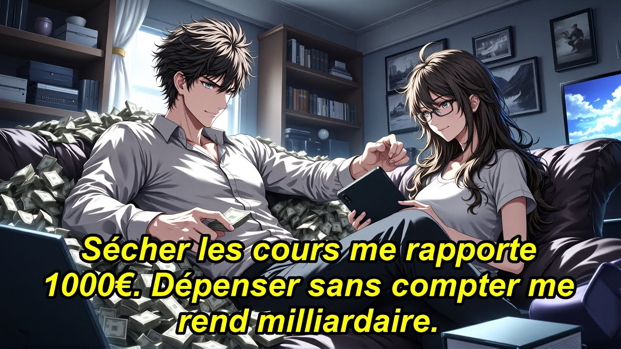 Sécher les cours me rapporte 1000€. Dépenser sans compter me rend ...
