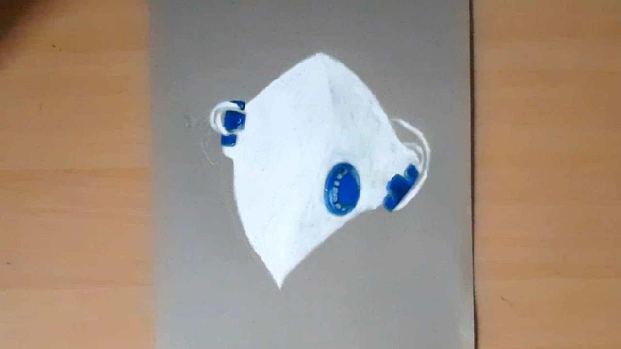 How To Draw A Mask | Colored Pencil - YouTube