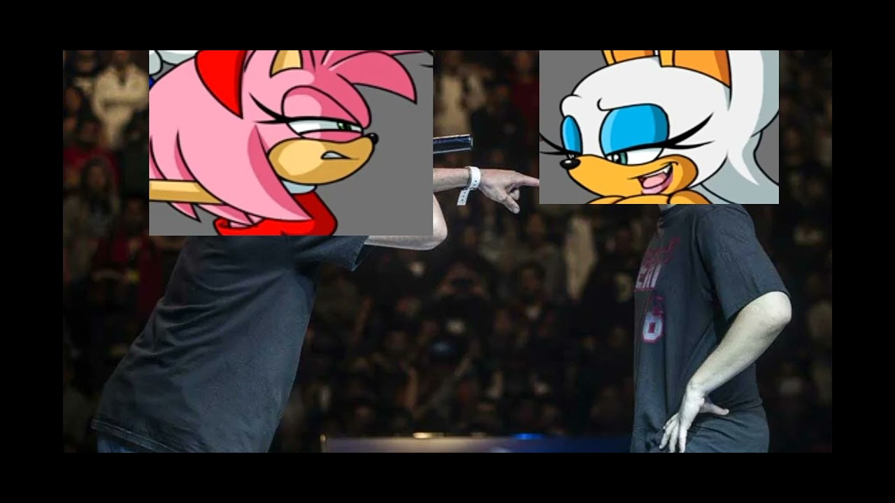Amy rose vs rouge por¿el amor de Sonic? video random con Loquendo - YouTube