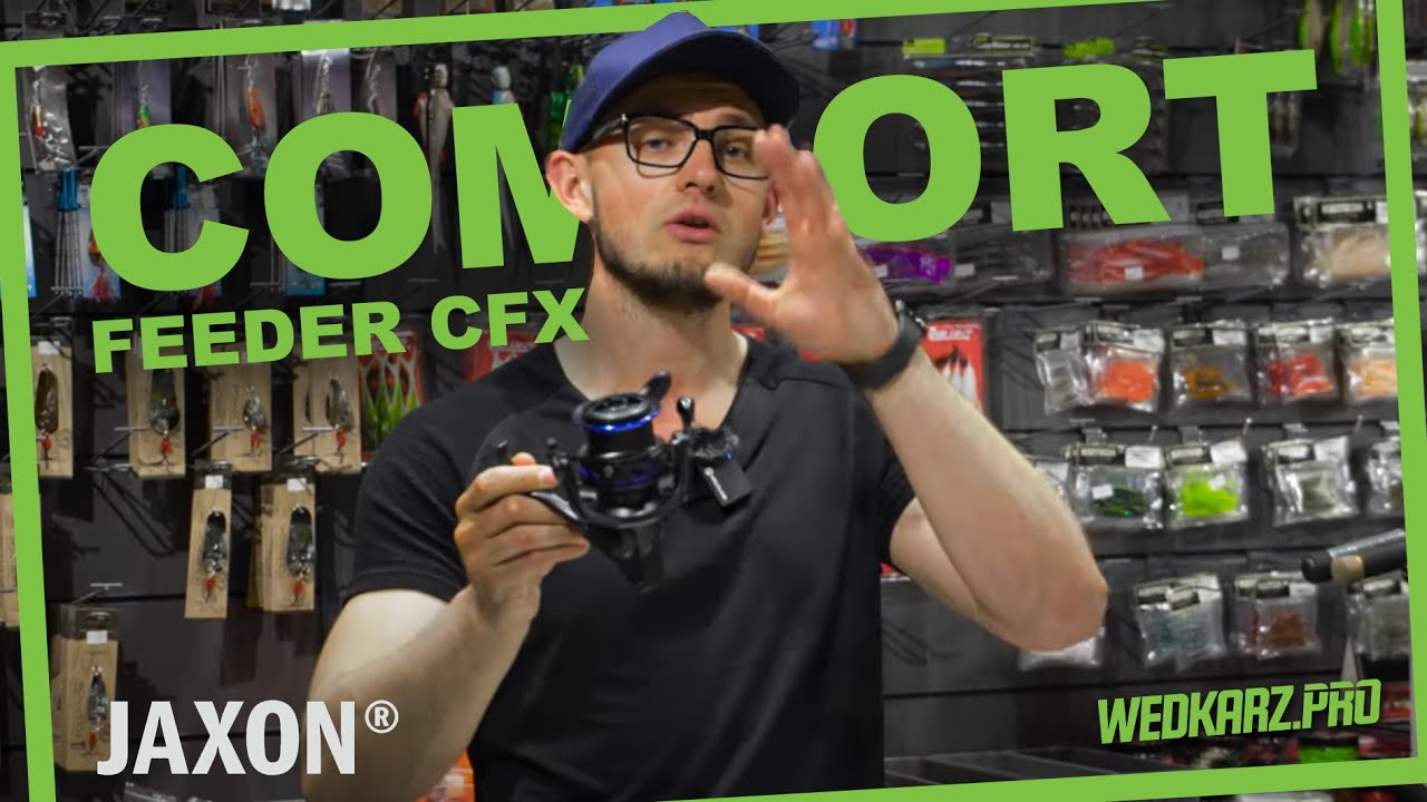 Kołowrotki Jaxon Comfort Feeder CFX - YouTube