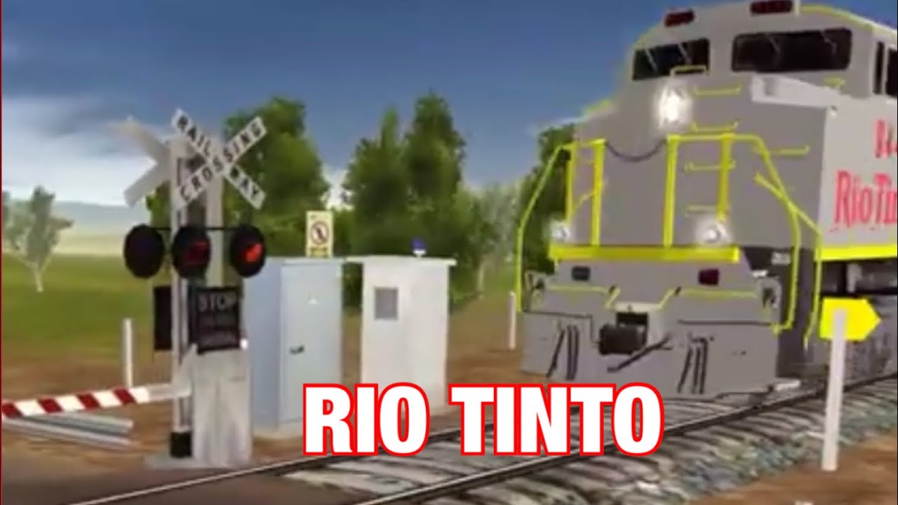 Rio Tinto Train Pulling Tankers Trainz 2 - YouTube