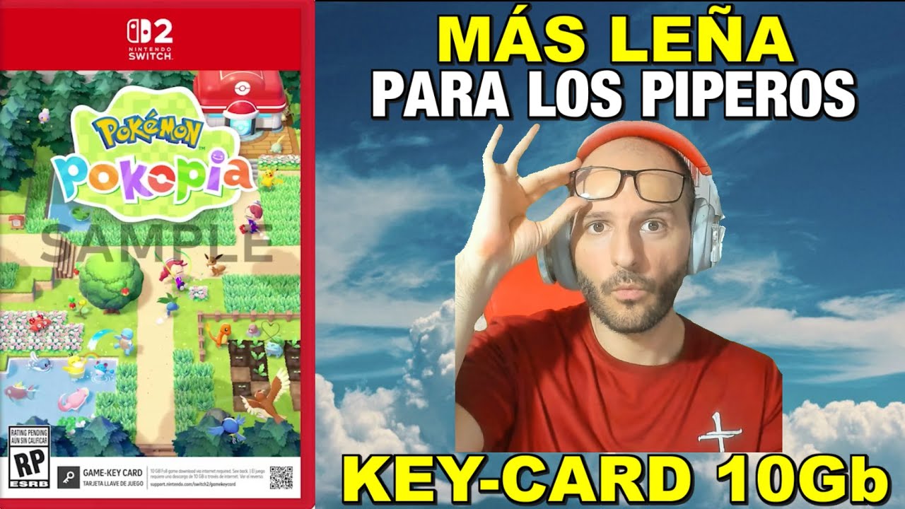 FOLLÓN CON LA KEY CARD DE POKEMON POKOPIA SON 10Gb en Nintendo Switch 2 ...