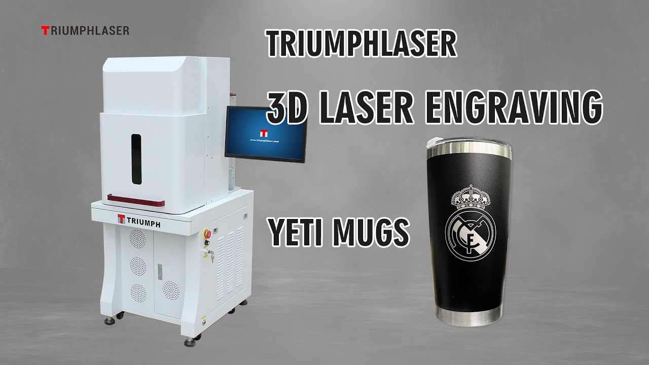 Triumplaser 3D Laser Marking Machine, Yeti Mugs Laser Engraving Machine ...