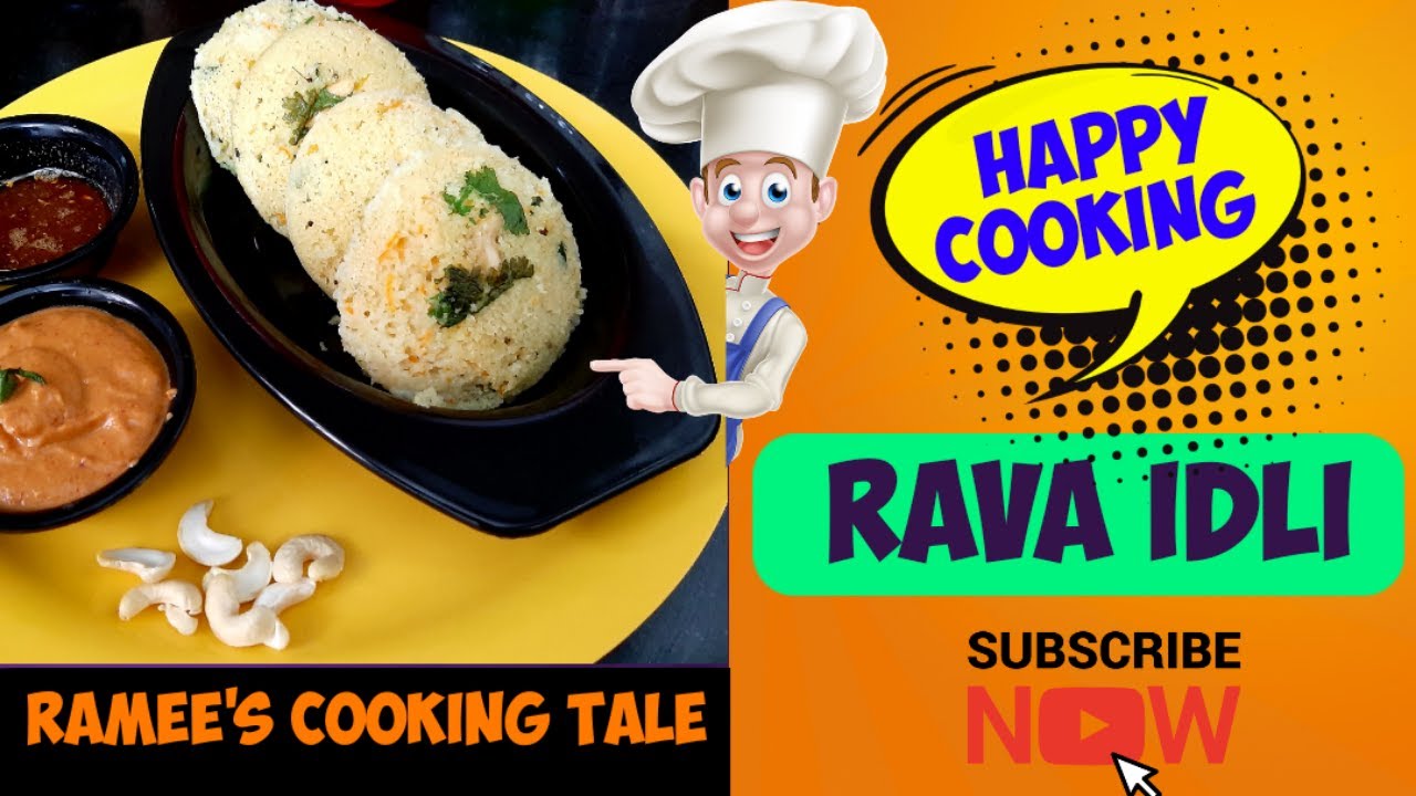 Instant Sooji / Rava Idli Recipe - How to Make Instant Sooji Idli - For ...