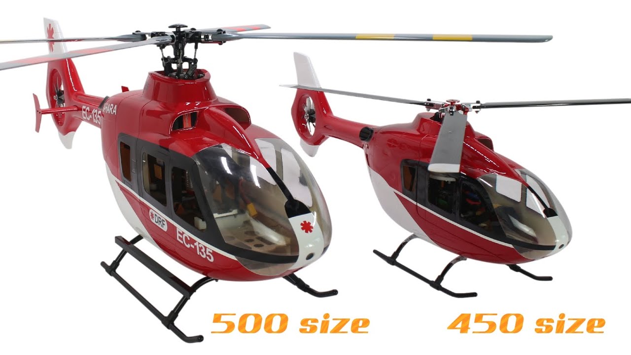 FLISHRC Roban EC135 500 Size Scale Helicopter Four Rotor Blades 6CH GPS ...